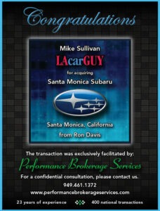 LA Car Guy Buys Subaru Dealership in Santa Monica, California ...
