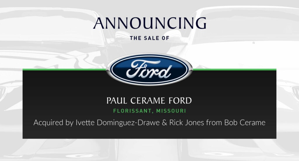 Paul Cerame Ford in Florissant, Missouri Sells to Ivette Dominguez ...
