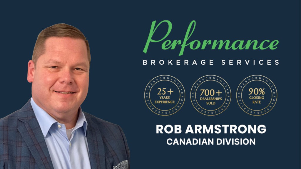 Welcome Rob Armstrong, Partner, Canadian Division - Performance ...