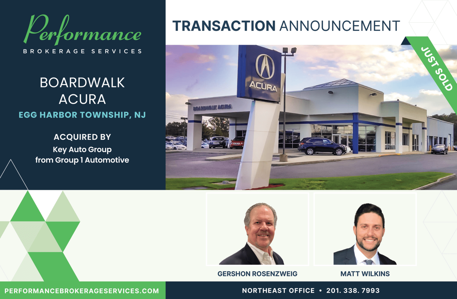 Key Auto Group Acquires Boardwalk Acura in Egg Harbor Township, New ...